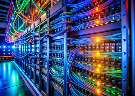 Enterpriselevel Network Segmentation A Deep Dive Into Server Room Infrastructure With Glowing