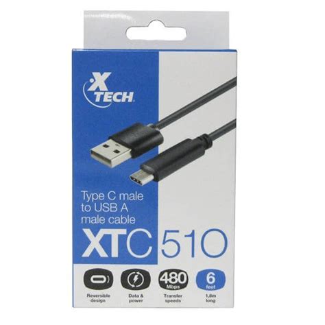 Cable Xtech Con Conector Tipo C Macho A Usb A Macho M Laser Print Soluciones
