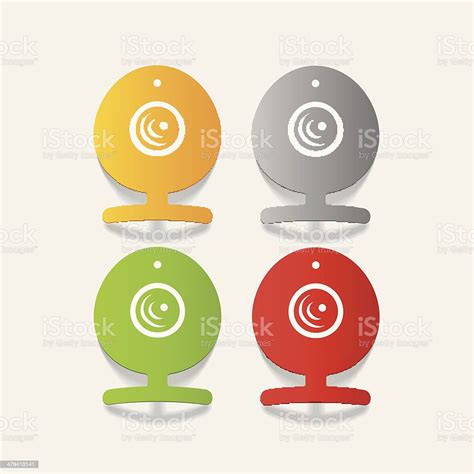 Realistic Design Element Webcam Camera Stock Illustration Download