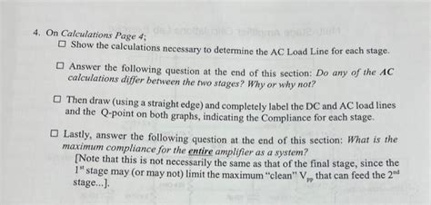Multi Stage Amplifier Calculations Lab Exercise Do