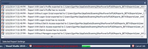 how to schedule reports documentation ad reports maxpowersoft