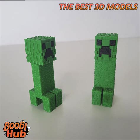 Creeper From Minecraft 3d Model By Booblhub
