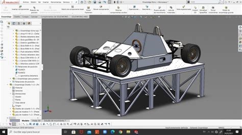 Design A Chassis For Your Sports Car In Solidworks By Leandrorosem Fiverr