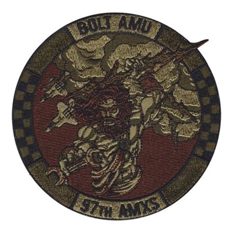 57 Amxs Lightning Bolt Amu Ocp Patch 57th Aircraft Maintenance