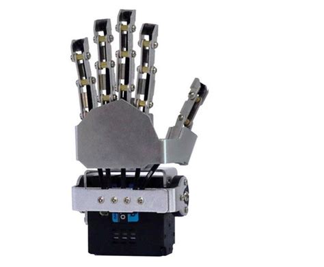 Robot Hand Five Fingers Metal Manipulator Arm Mini Bionic Hand Humanoid Robot Arm Gripper Car