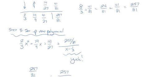 Synthetic Division With Non Monic Leading Term In Divisor Album On Imgur