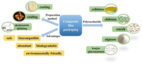 Polysaccharide Based Composite Films Promising Biodegradable Food Packaging Materials