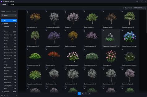 New Release New Animated Spring Plants Flower Bed Combos Topiary Fruit Trees And