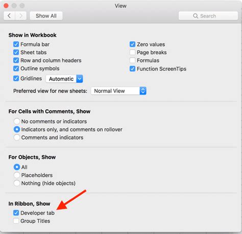 How To Enable The Developer Tab On The Ribbon Windows Or Mac Spreadsheets Made Easy