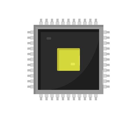 Premium Vector Microchip