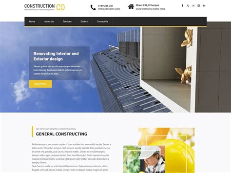 Skt Construction Lite Construction And Real Estate Wordpress Theme