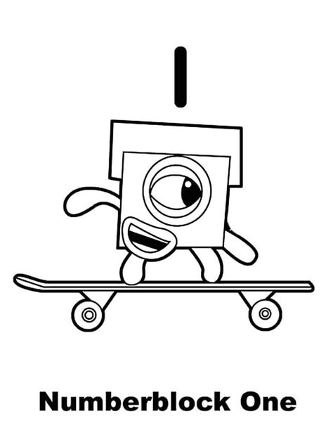 Numberblocks 21 Coloring Pages Printable