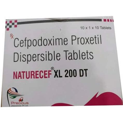 Cefpodoxime Proxetil Dispersible Tablets 200mg At ₹ 196 Box In Bhubaneswar