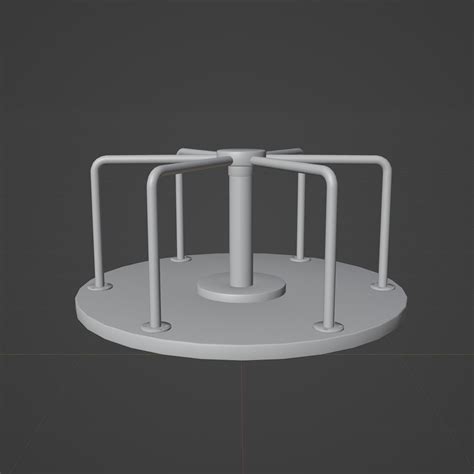 3d Roundabout Model Turbosquid 2184781
