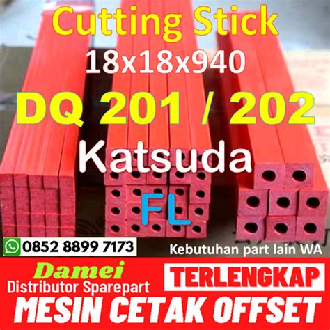Jual Cutting Stick Dq 201 Spare Part Mesin Potong Kertas Offset
