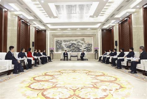 林武会见中央社会主义学院党组书记、第一副院长吉林山东工作文化