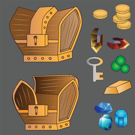 Treasure Chest Illustration 46981765 Vector Art At Vecteezy