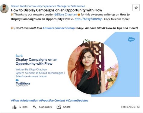 Divya Divs Chauhan On Linkedin Salesforce Trailhead Knowledgearticle