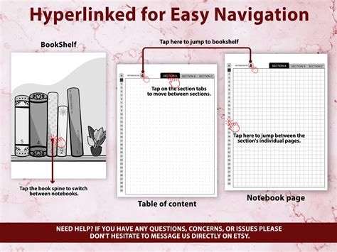 Supernote Notebook Template Supernote A5x A6x Supernote Template