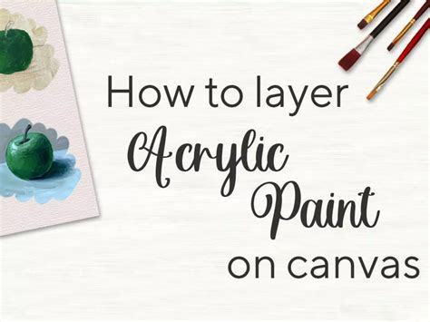 Acrylic Paints Layering PPT