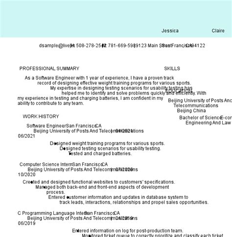 6 Great Associate Software Engineer Resume Examples Livecareer