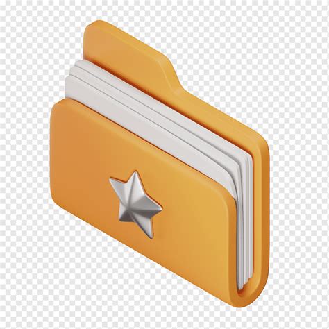 즐겨찾기 폴더 3d 아이콘 Png Pngwing
