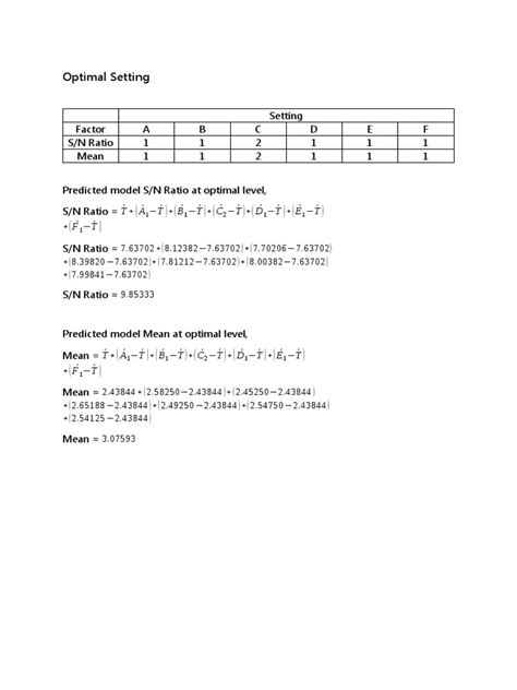 Optimal Setting Pdf Teaching Methods And Materials Science