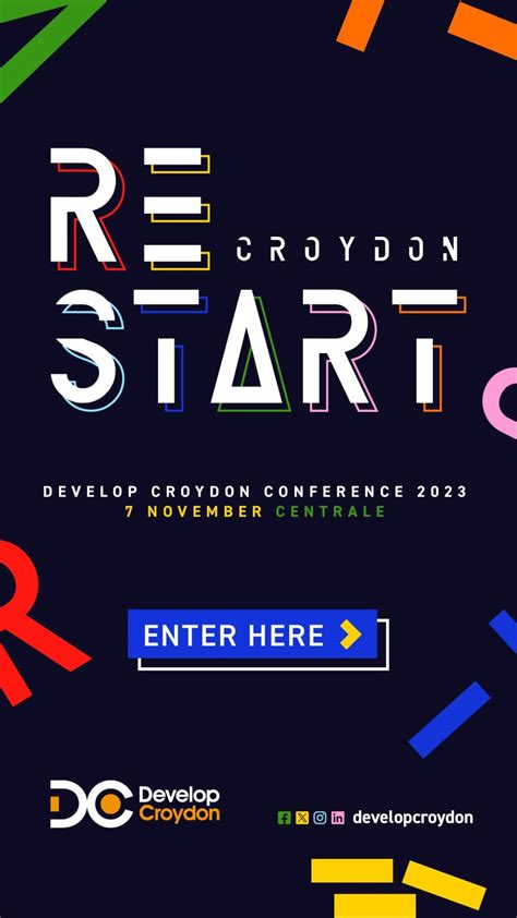 Develop Croydon Conference 2023 Programme Develop Croydon