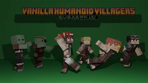 What If Minecraft Villagers Were More Human Like Vanilla Humanoid