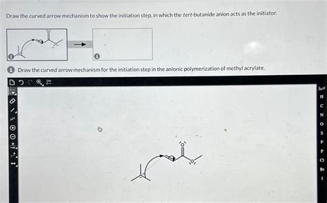 Solved Methyl Acrylate Undergoes Anionic Polymerization