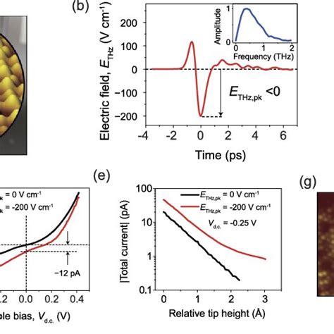 A Schematic Diagram Of Ultrahigh Vacuum Thz Stm The Inset Shows The Download Scientific