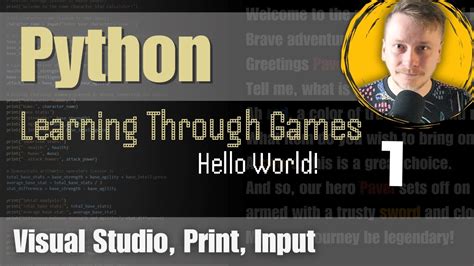 Python 1 Print And User Input Game On Learn Python From Scratch