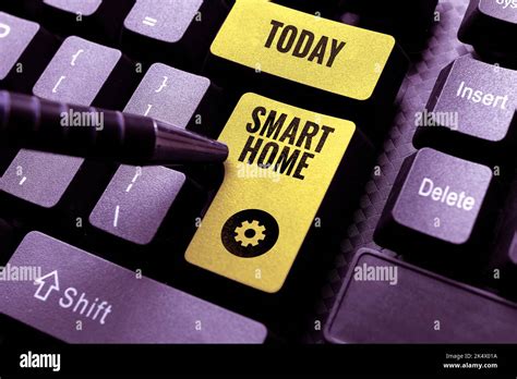 Conceptual Display Smart Home Business Concept Automation System Control Lighting Climate