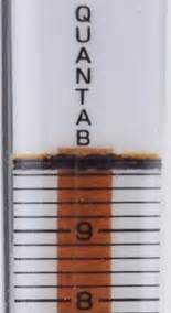Test For Chloride Ions In Iron Treatment Solutions Using Quantab Test