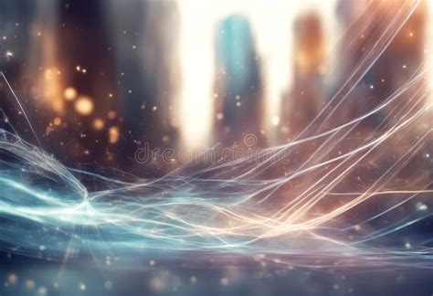 Abstract Progress Particles Dynamic Background Landscape Business