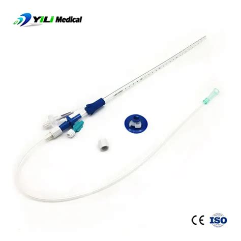 Thoracic Negative Pressure Drainage Catheter Chest Tube Medical Disposal Tpu 3 Cavities