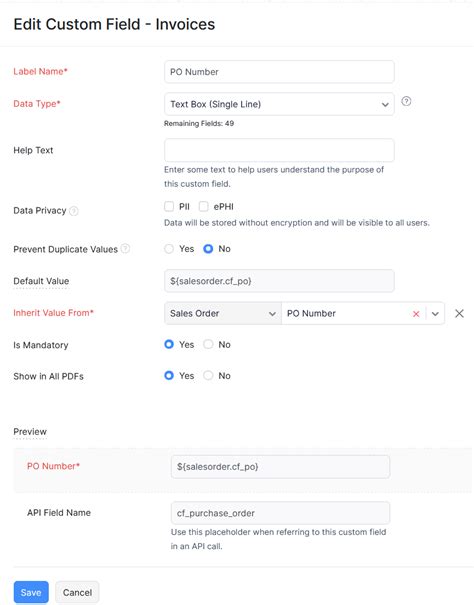 Default Value Of Custom Field Not Showing