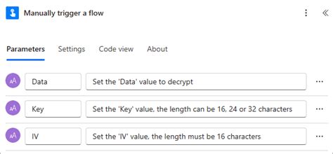 Encrypt And Decrypt Data With Aes In Power Automate — Encodian