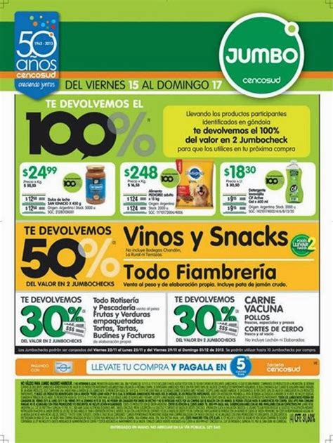 Ofertas Y Promos En Argentina Ofertas Jumbo Fin De Semana