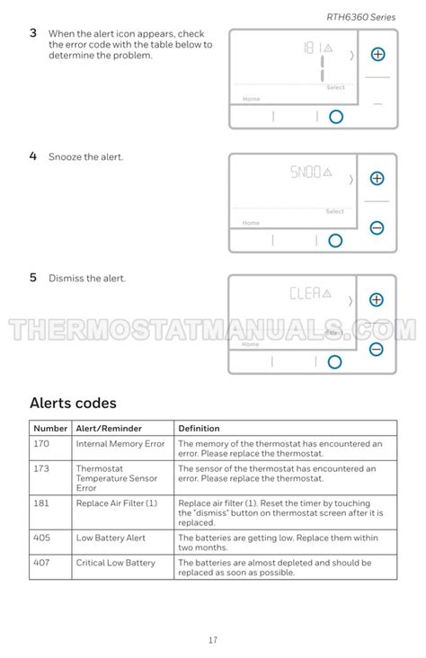 Honeywell RTH D Quick Installation Guide