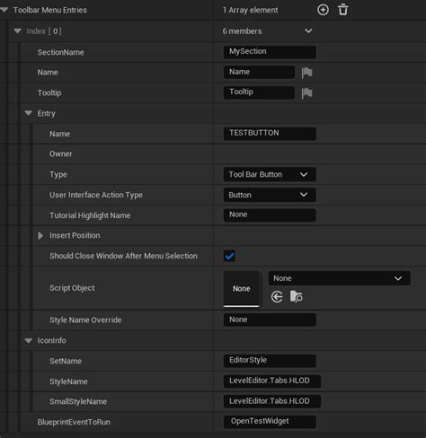 Adding Custom Toolbar Buttons To The Unreal Engine Editor