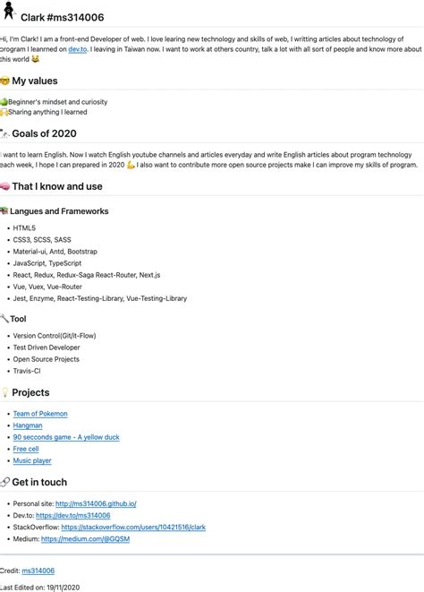 Github Profile Template Get Awsome Github Profile Readme Templates