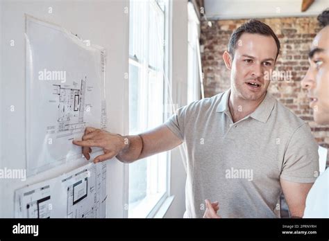 architecture building presentation drawing man show client blueprint