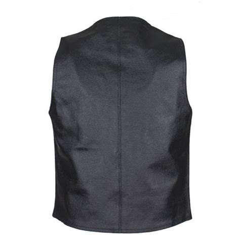 Womens Leather Motorcycle Vest Womens Black Leather Motorcycle Vest