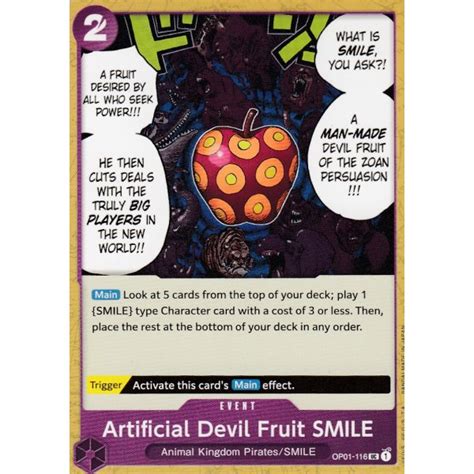 Artificial Devil Fruit Smile Op01 116 Romance Dawn Kaufen