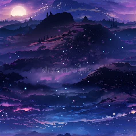Starry Sky Background Anime