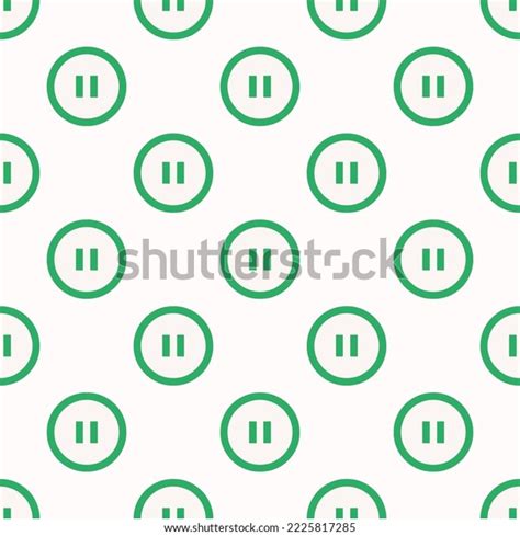 Seamless Repeating Play Pause O Flat Stock Vector Royalty Free 2225817285 Shutterstock