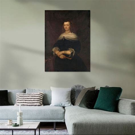 Kunstwerk Portret Van Een Vrouw Jacob Van Loo Van Uit De Oude Meesters