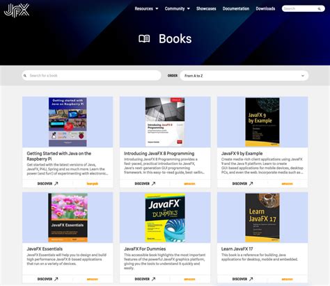 New User Interface For Jfx Central Home For Javafx Part 1