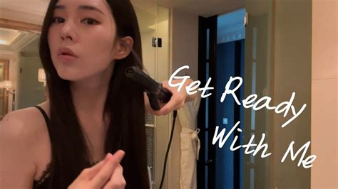 상하이에서 Grwm💄여쿨 메이크업 콘헤드 옆볼륨 고데기 추천 상해 여행 비하인드 썰 Youtube